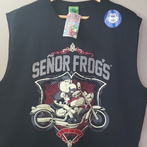 senor frog | Shirts | Senor Frogs Vintage Motorcycle Tshirt | Poshmark